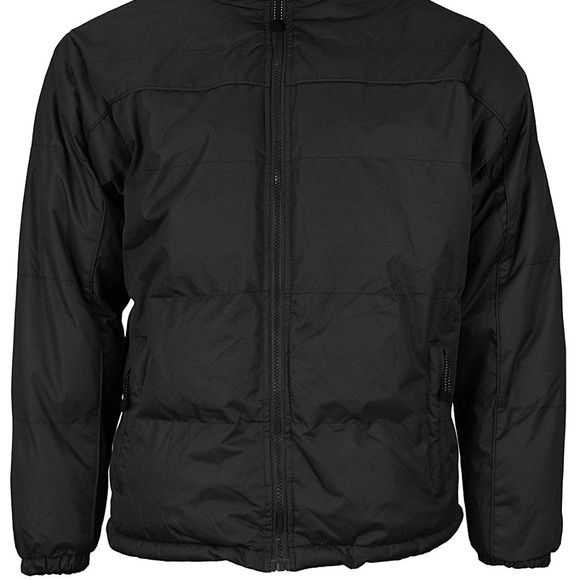 Jackets & Coats | Mens Winter Insulated Lined Removable Hood Jacket ...